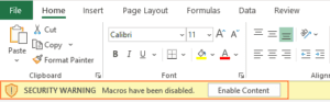How To Enable And Disable Macros In Excel - Shaynly