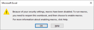 How To Enable And Disable Macros In Excel - Shaynly